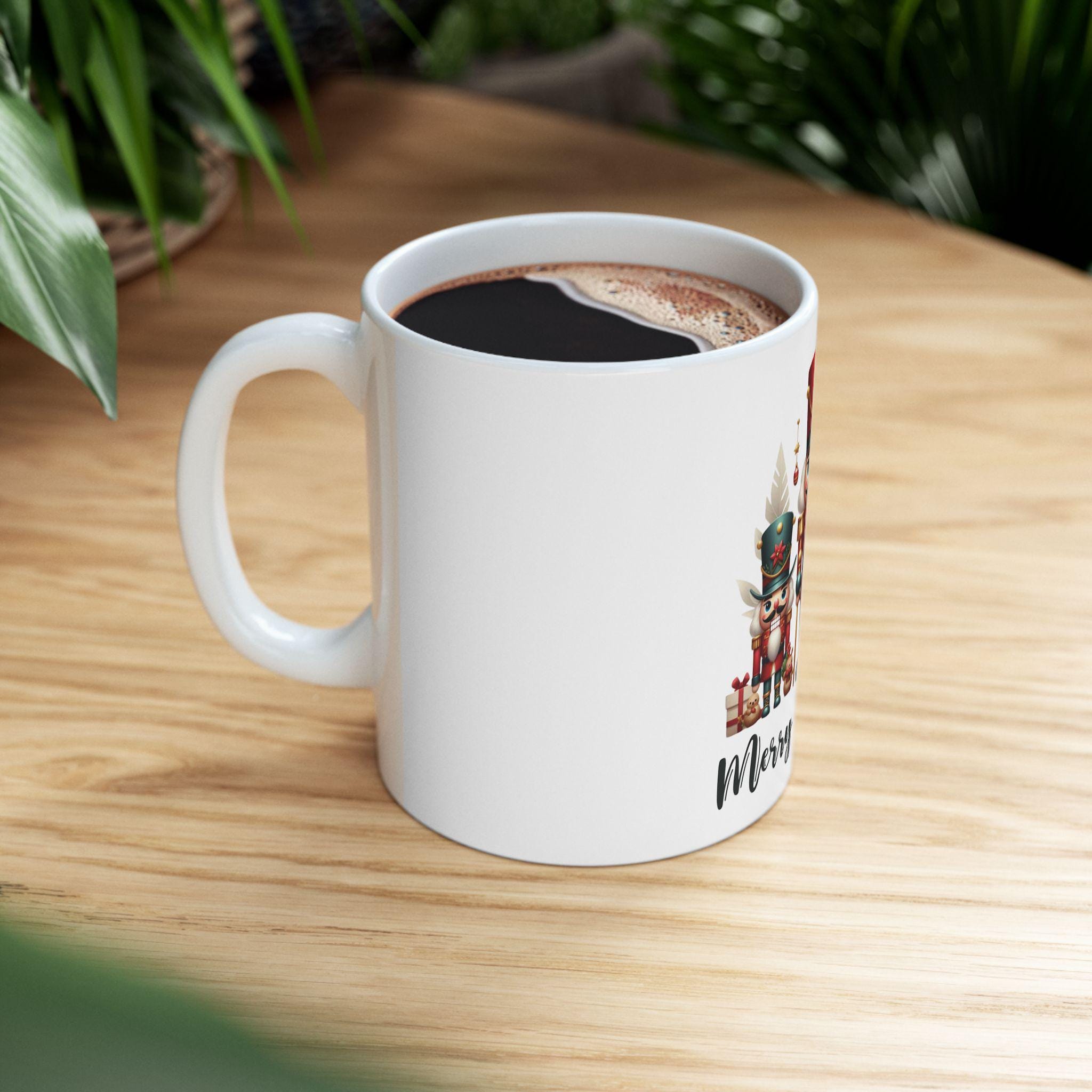 Festive Ceramic Mug - Celebrate the Joy of the Season With a Bold and ...