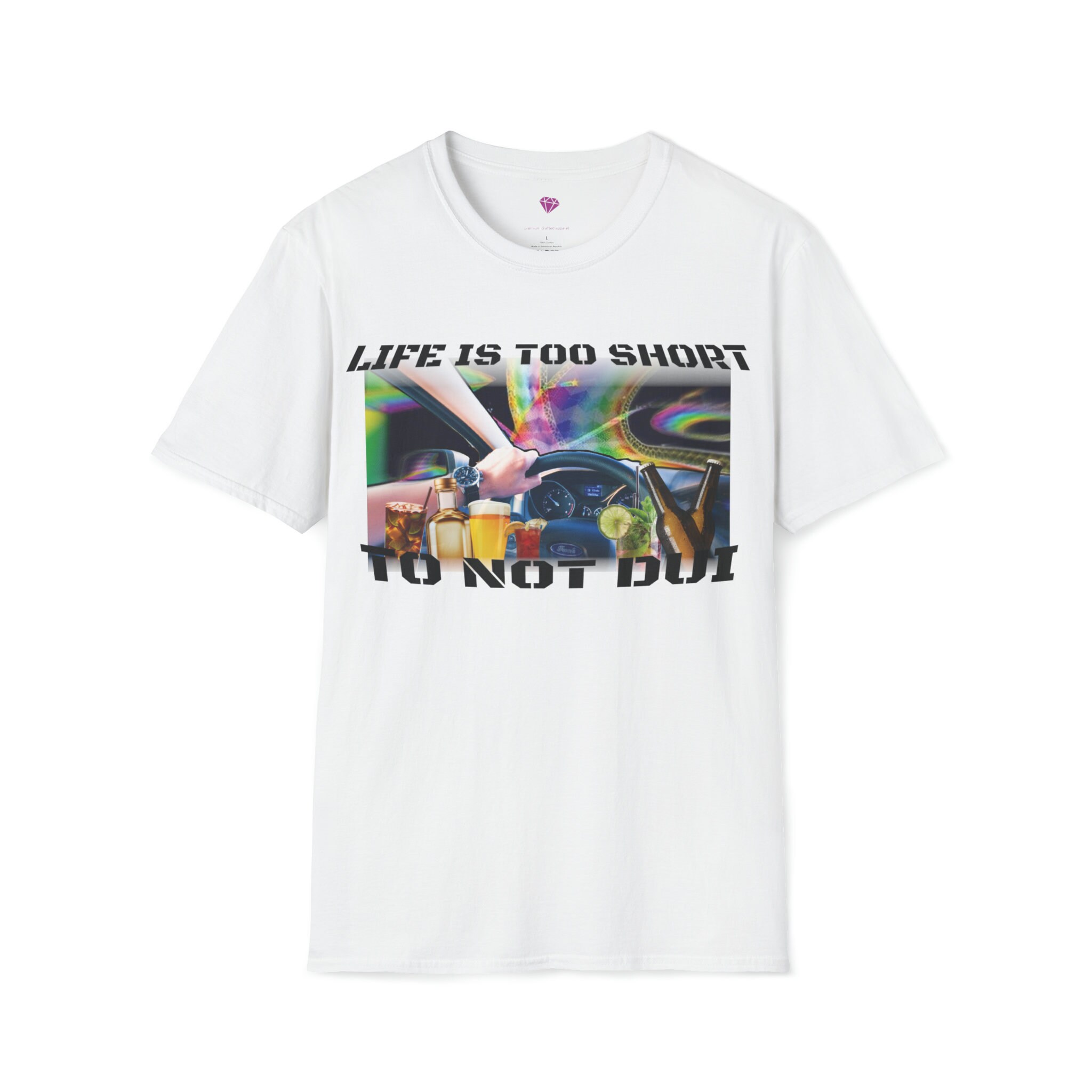 Life is Too Short to Not DUI Tshirt, Funny Meme Tee, Meme Shirts, Meme ...