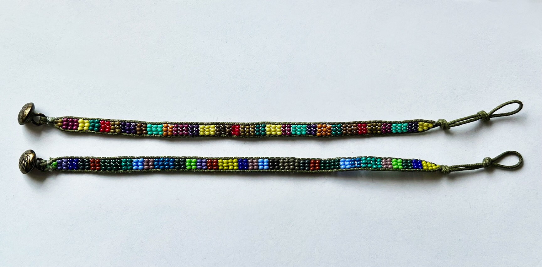Beaded Weaved Friendship Bracelet Set - Etsy