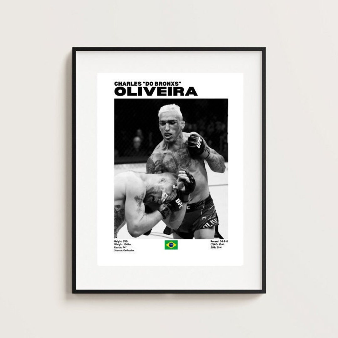 Charles Oliveira Poster, UFC Poster, Poster Ideas, Brazillian Poster ...