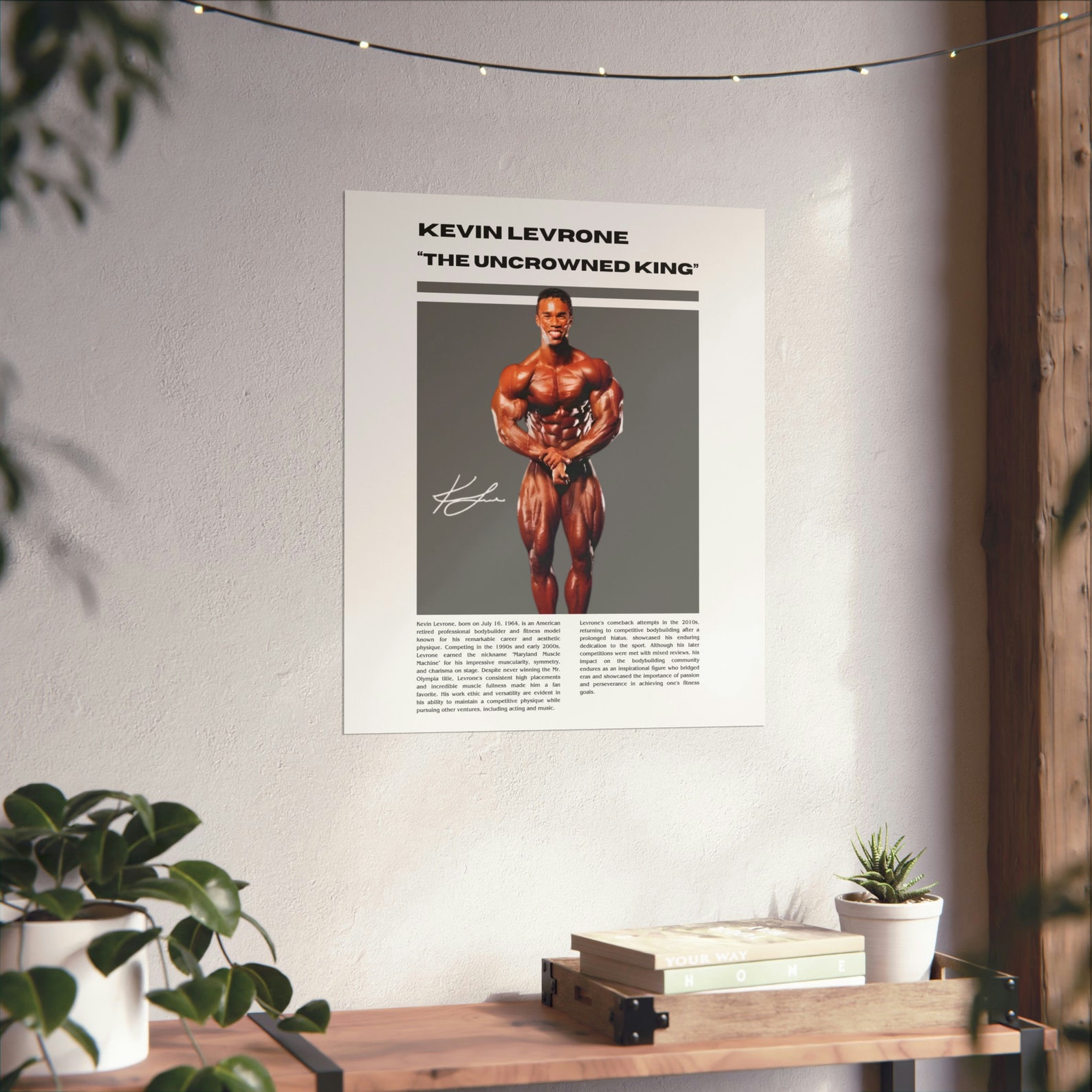 Kevin Levrone Poster, Bodybuilding Poster, Gym Poster Ideas, Poster ...