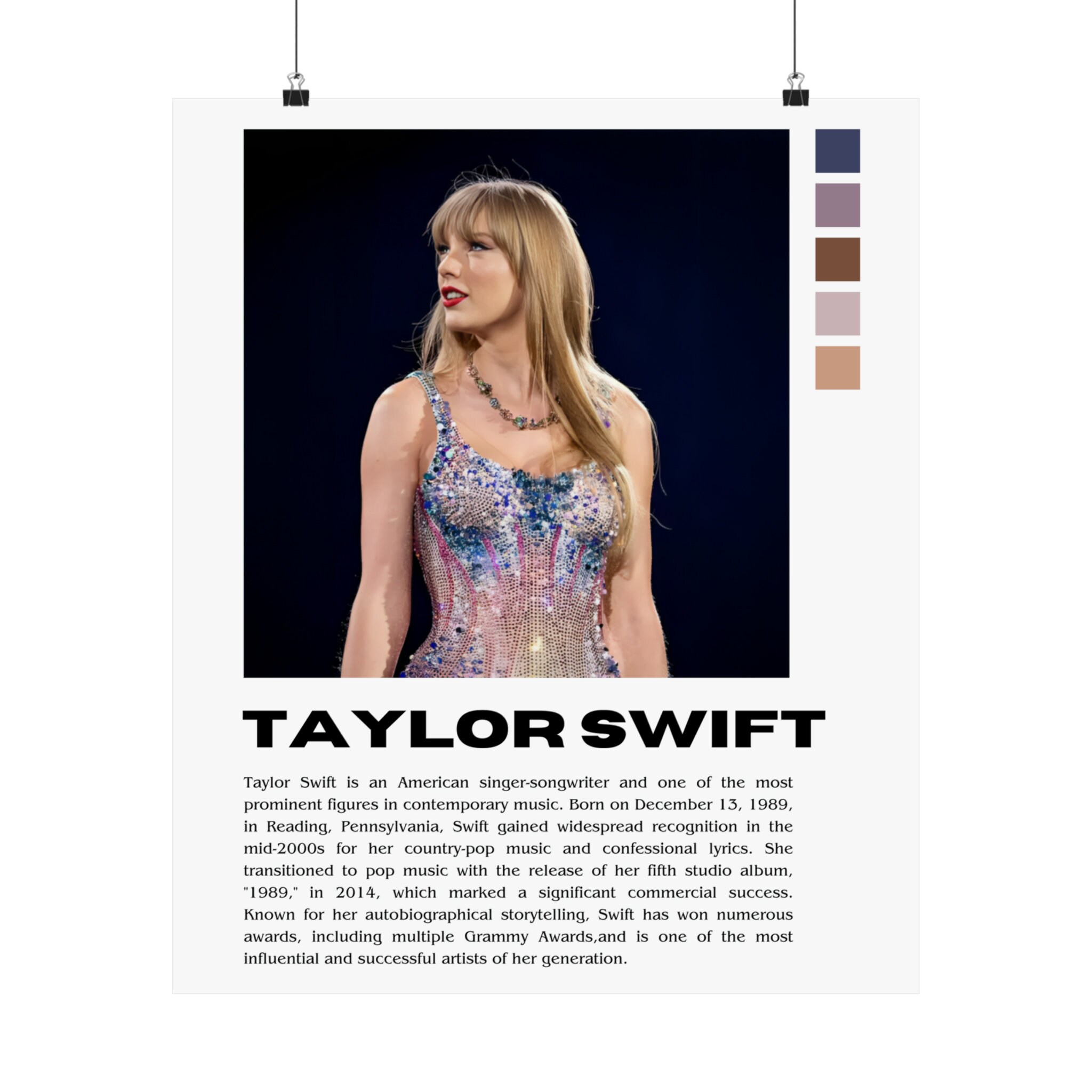 Taylor Swift Poster, Poster Ideas, Swiftie Posters, the Eras Poster ...