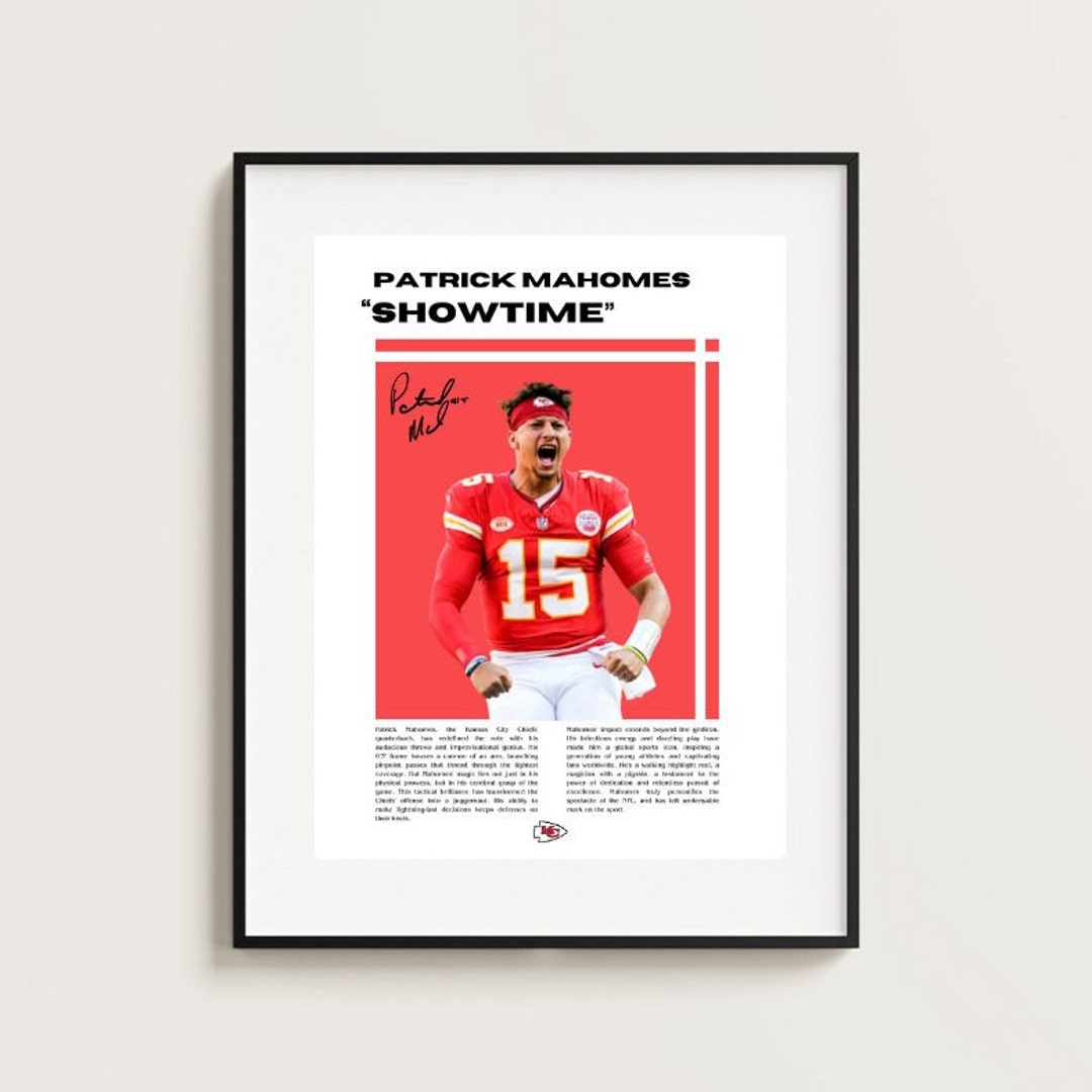 Patrick Mahomes Poster, NFL Poster, Poster Ideas, Kansas City Cheifs ...