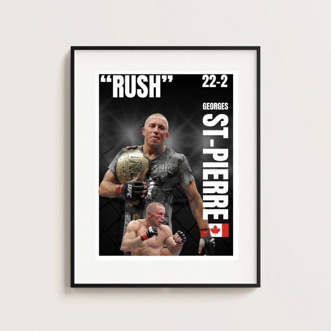 Georges St-pierre Poster, UFC Poster, Poster Ideas, GSP Poster, Fighter ...