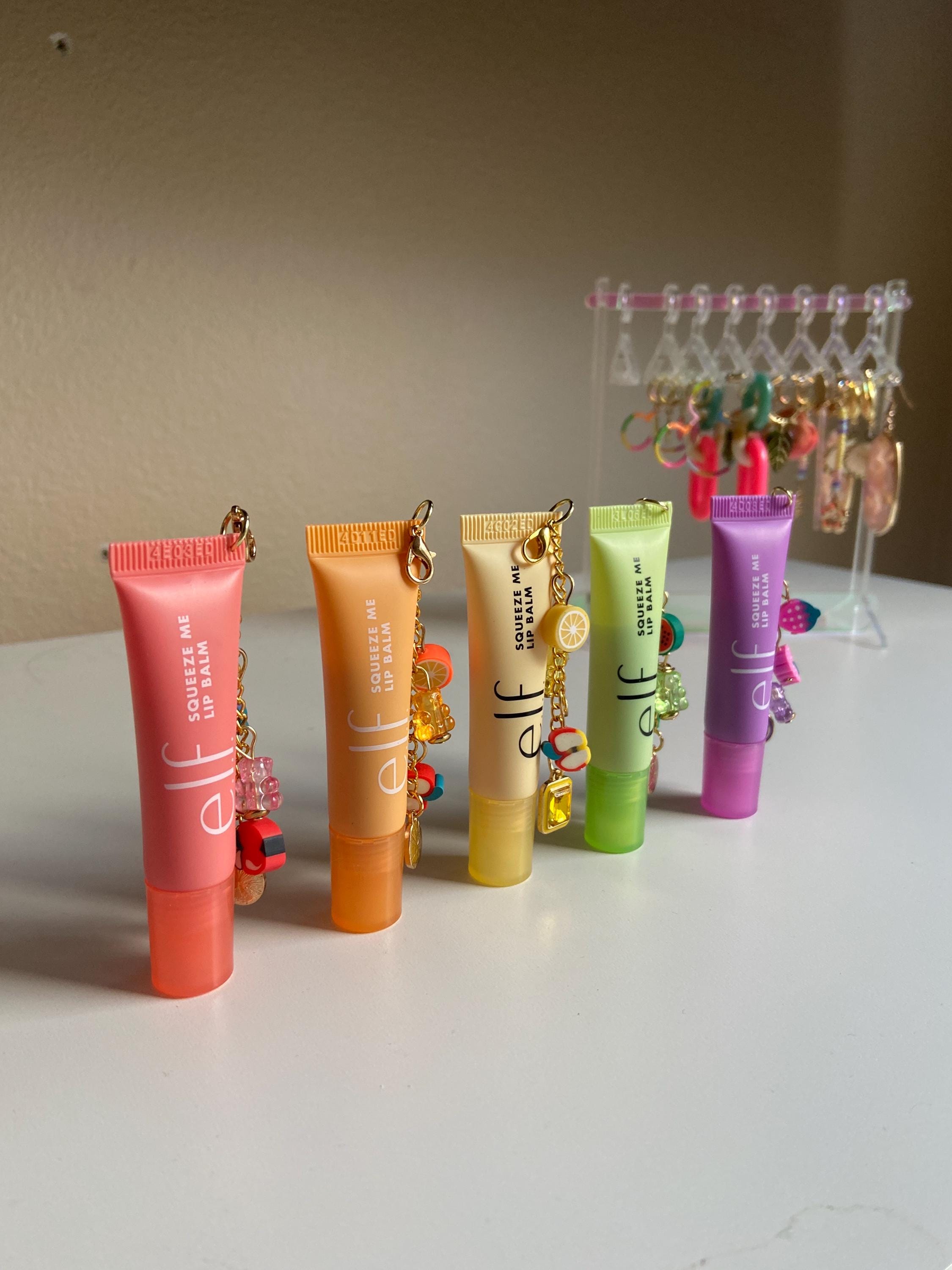 Elf Lip Balm Key Chains With Fruity Charms - Etsy