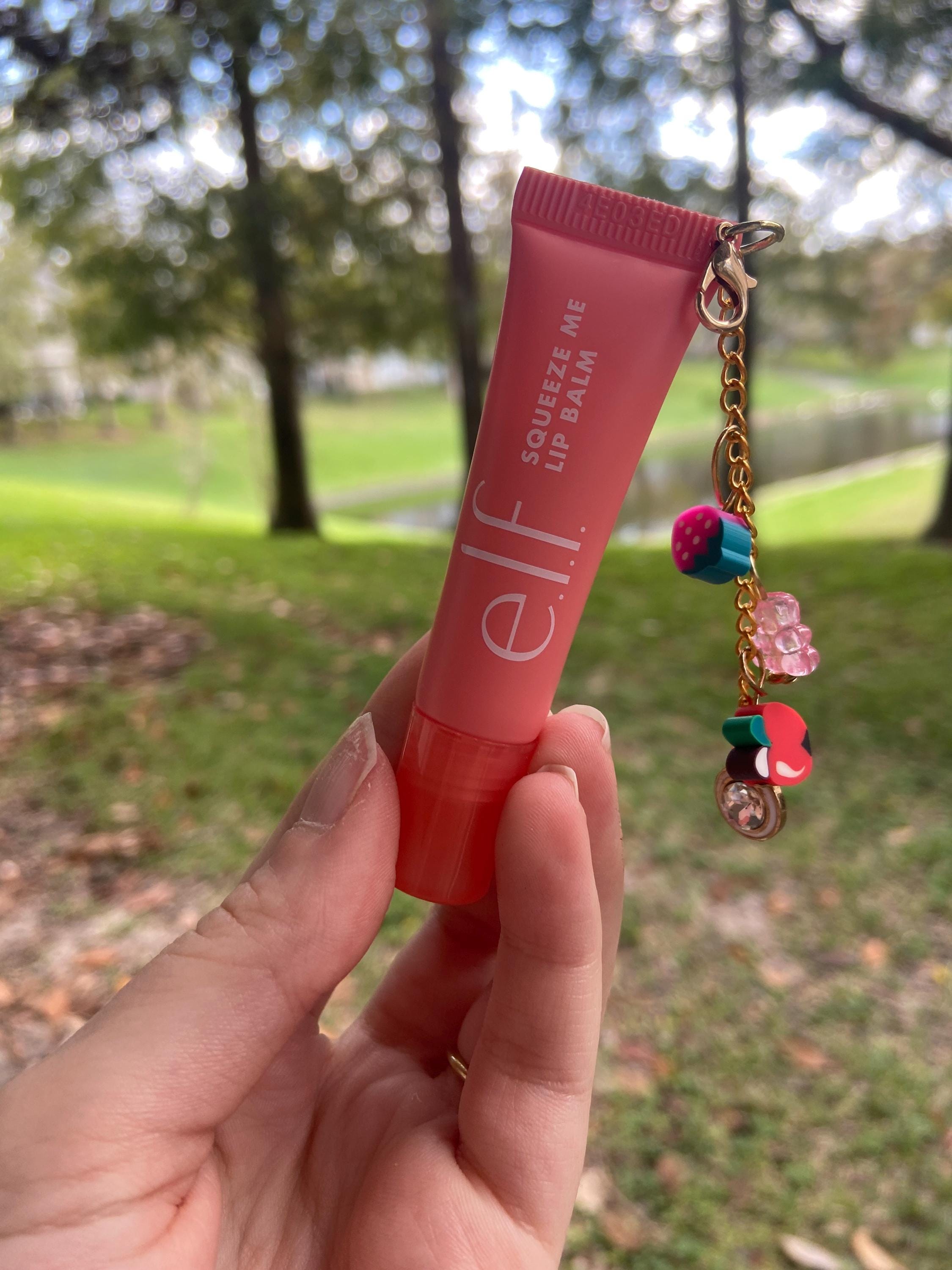 Elf Lip Balm Key Chains With Fruity Charms - Etsy