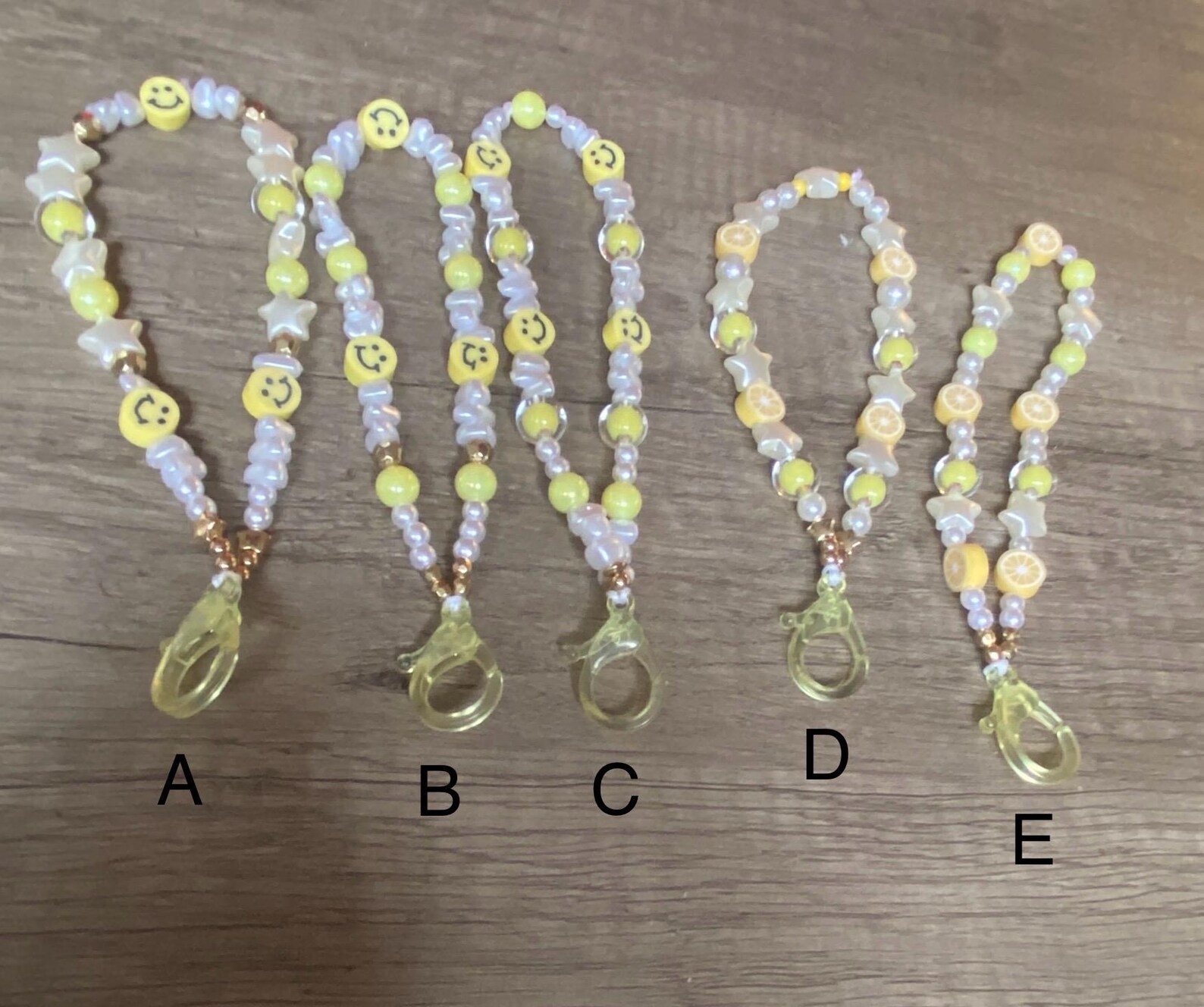 Y2K Beaded Keychain Lanyard-candy Wristlet-90s Keychain-mixed Bead ...
