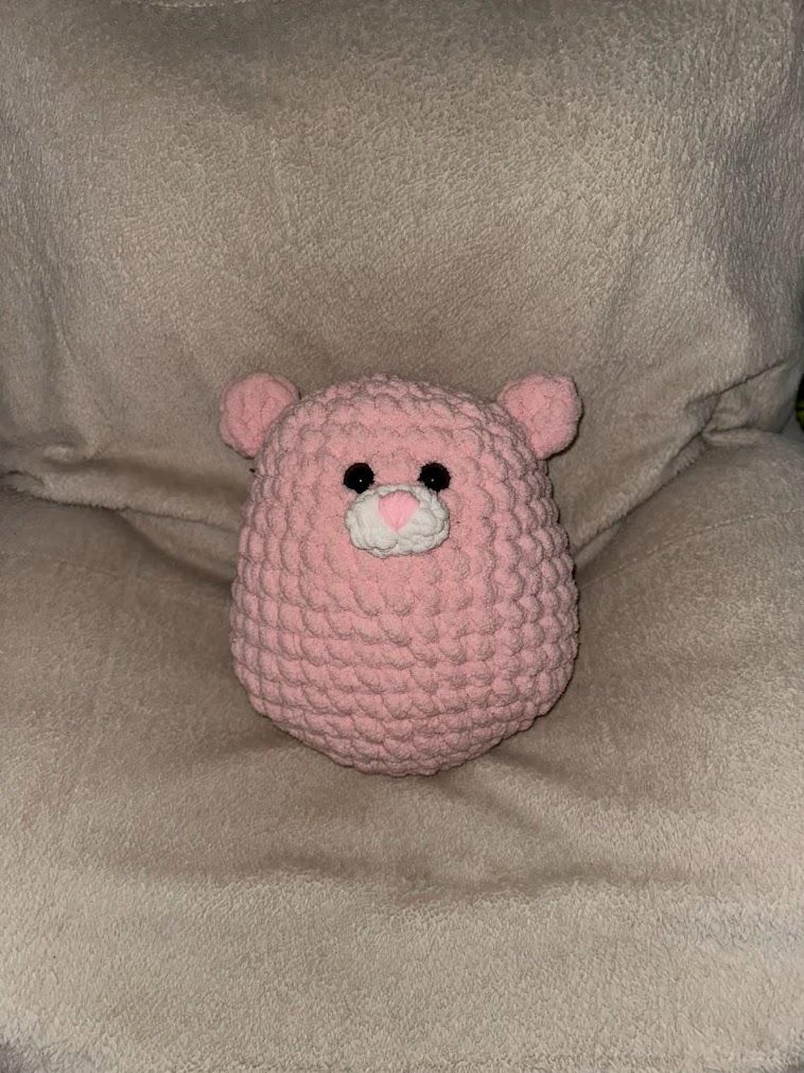 Big Bear Pillow Crochet Pattern - Etsy