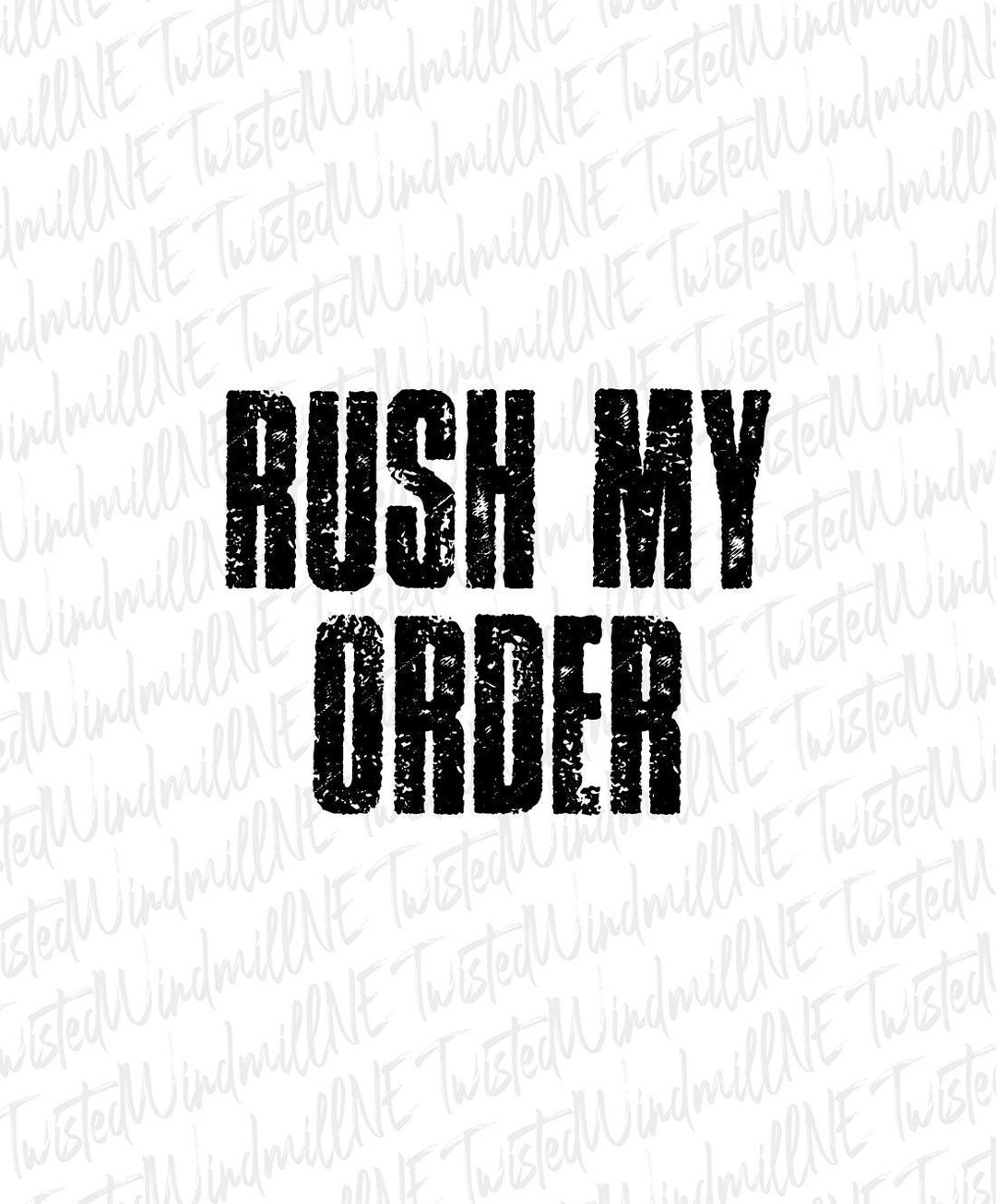 Rush My Order - 1 to 3 Day Turnaround Time (does Not Include Mail ...