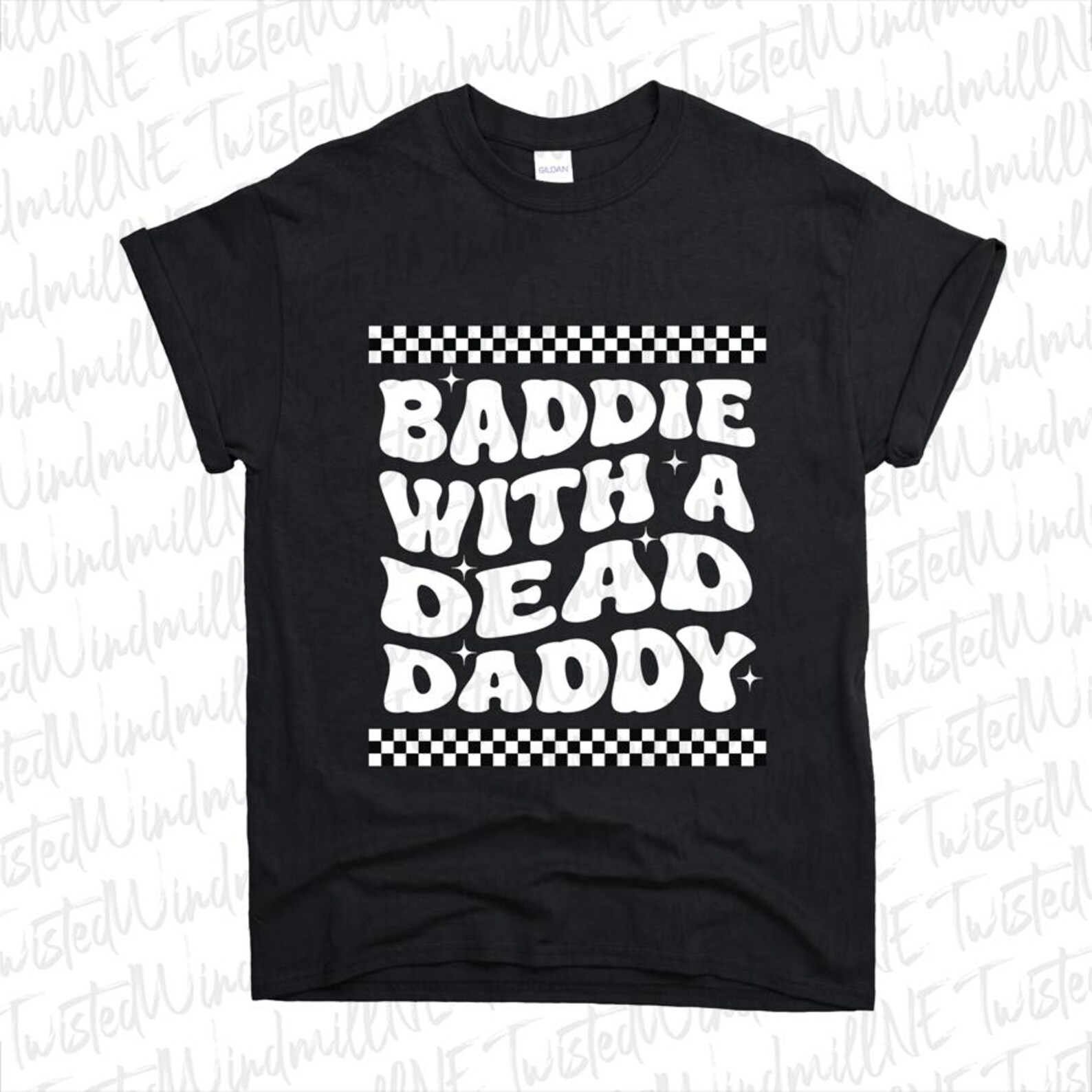 Baddie With a Dead Daddy PNG File - Sublimation DTF Printing - Funny ...