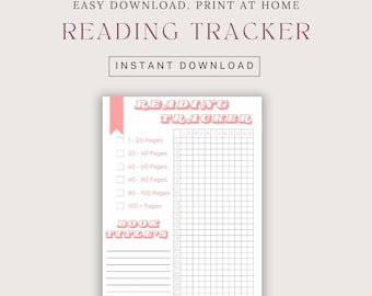Yearly Reading Tracker - Etsy