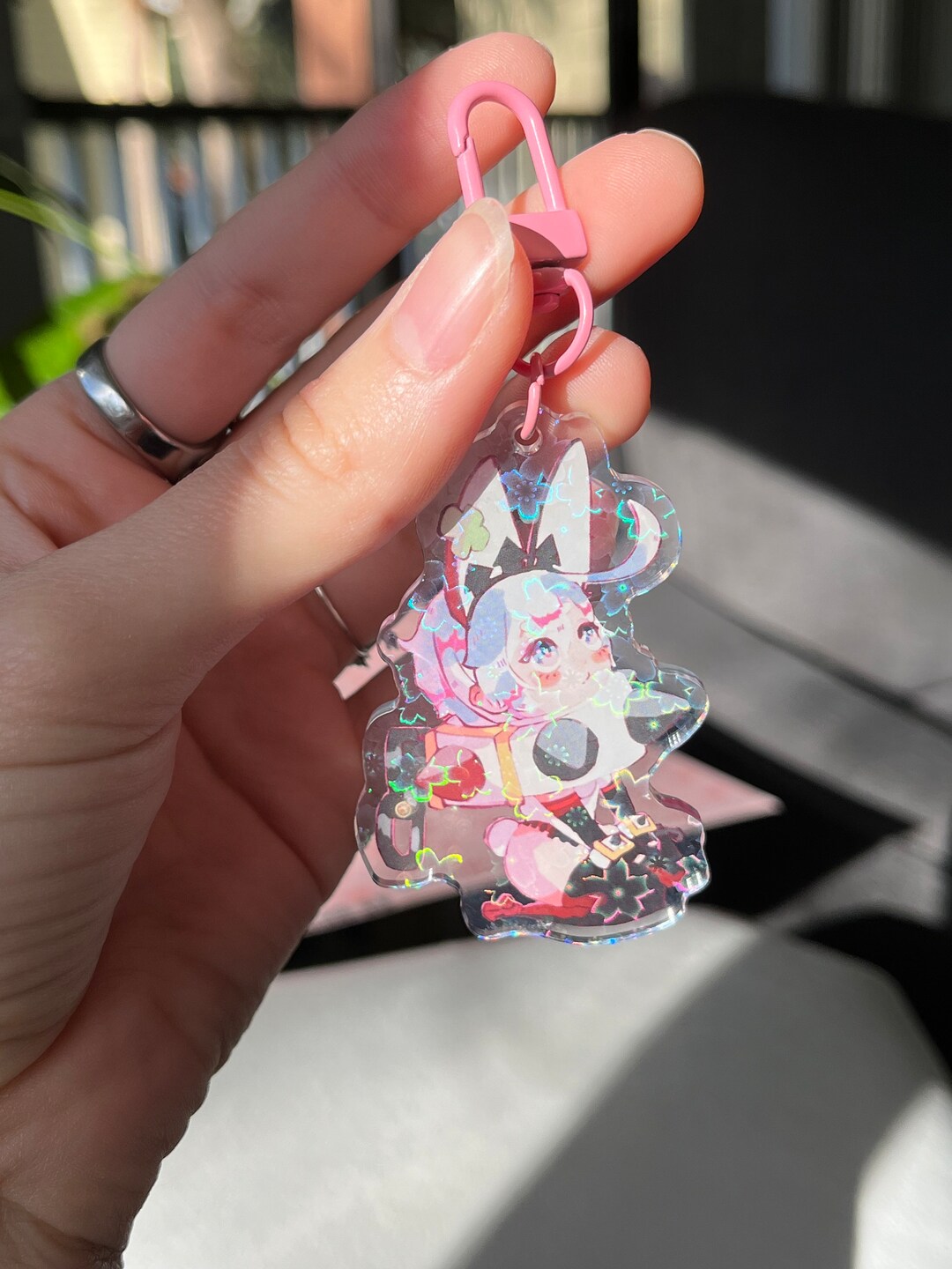 Guilty Gear Bunny Elphelt Acrylic Keychain - Etsy