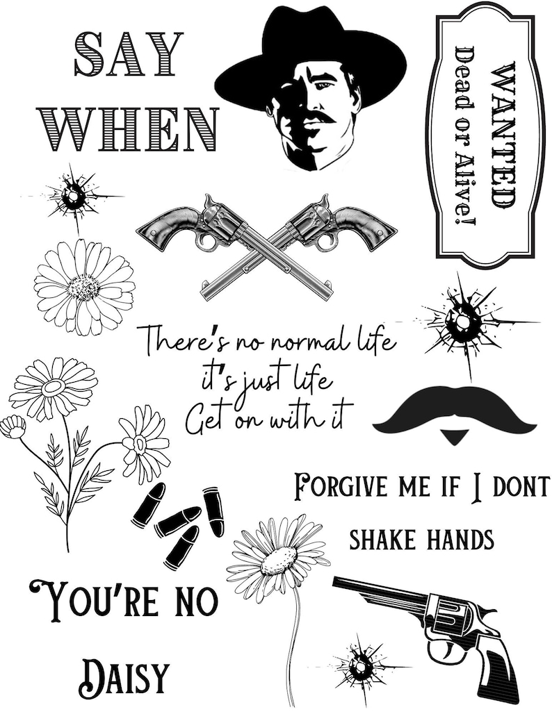 Doc Holliday PNG Digital Download - Etsy