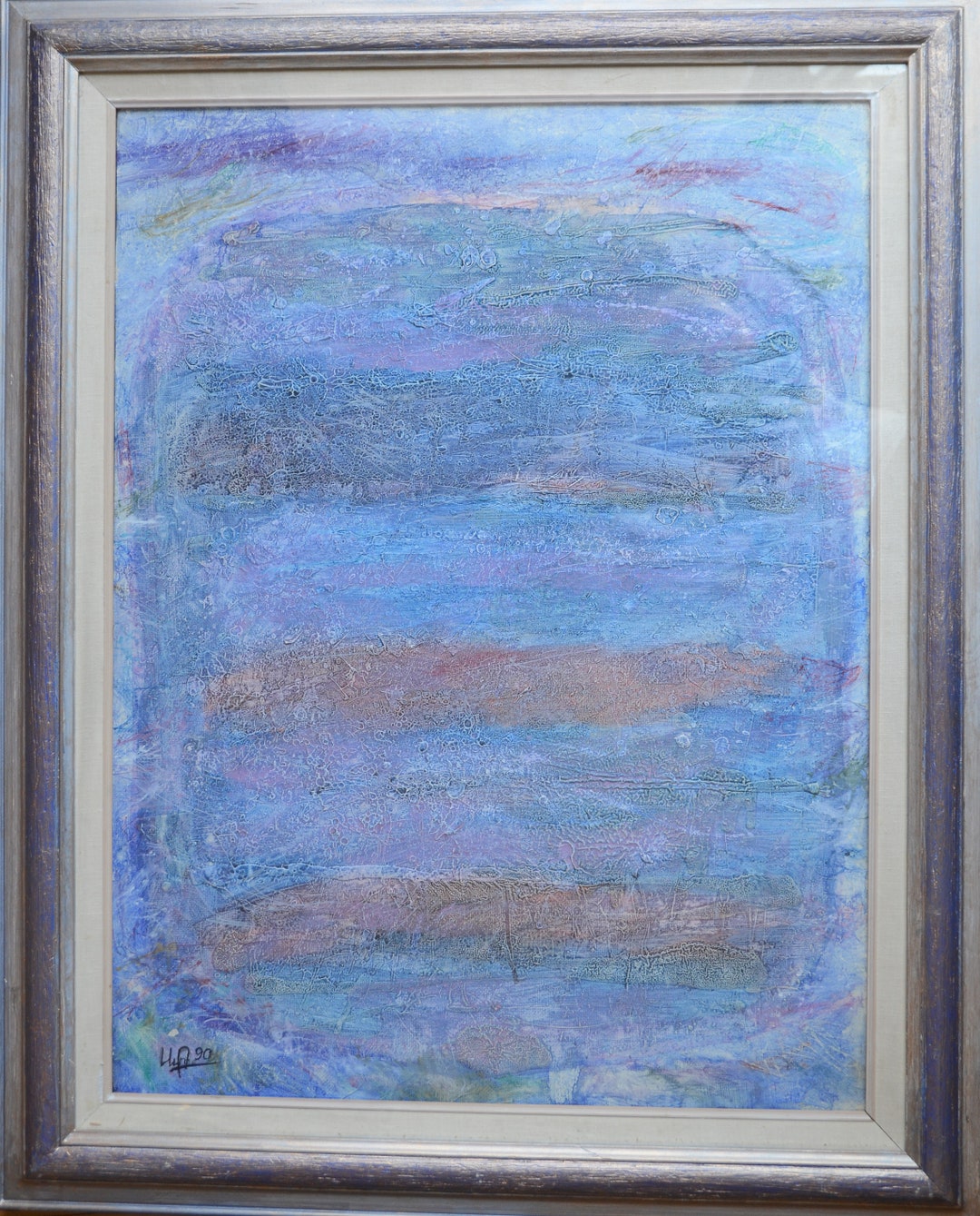 Large Wall Art Original Vintage Painting Abstract #87 Expressionism Oil ...