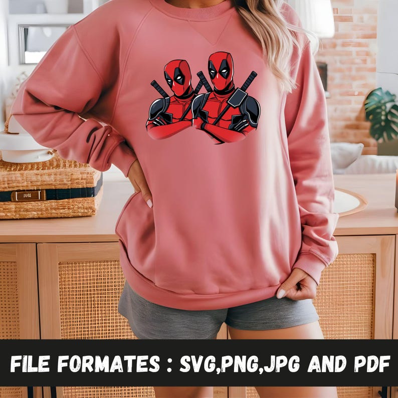 Cartoon Png Bundle, Deadpool PNG Bundle, 15 High-quality Superhero ...