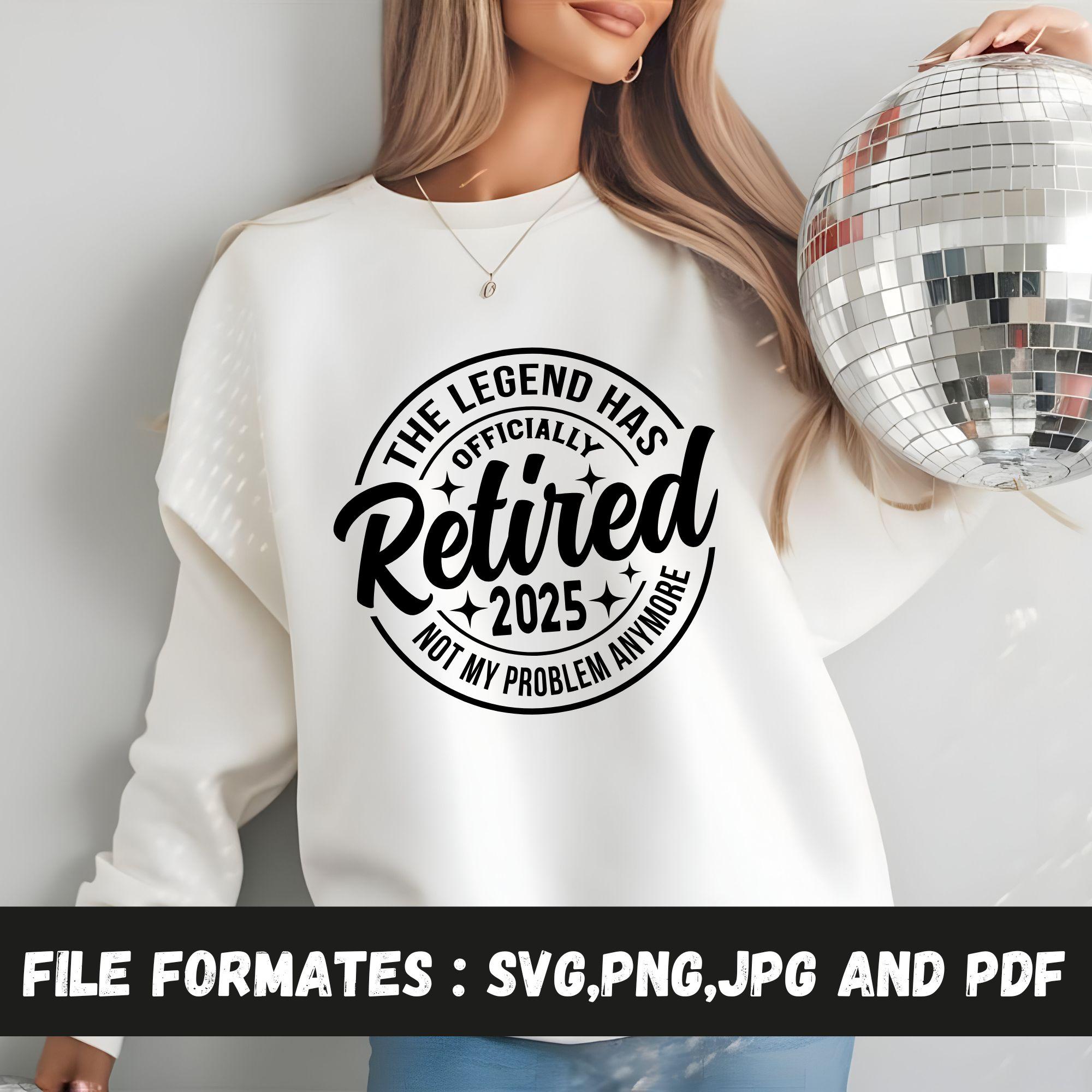 Officially Retired 2025 Svg, Happy Retirement Svg, Retired Pension Svg ...