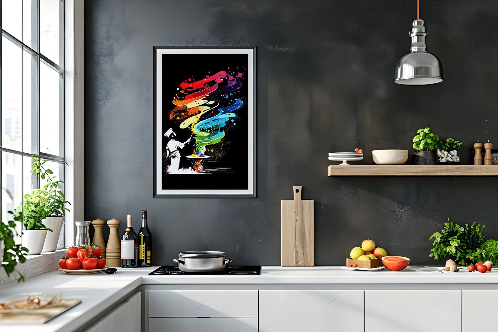 Culinary Magician Enchanting Chef Posters Eccentric Chef Gifts Kitchen ...