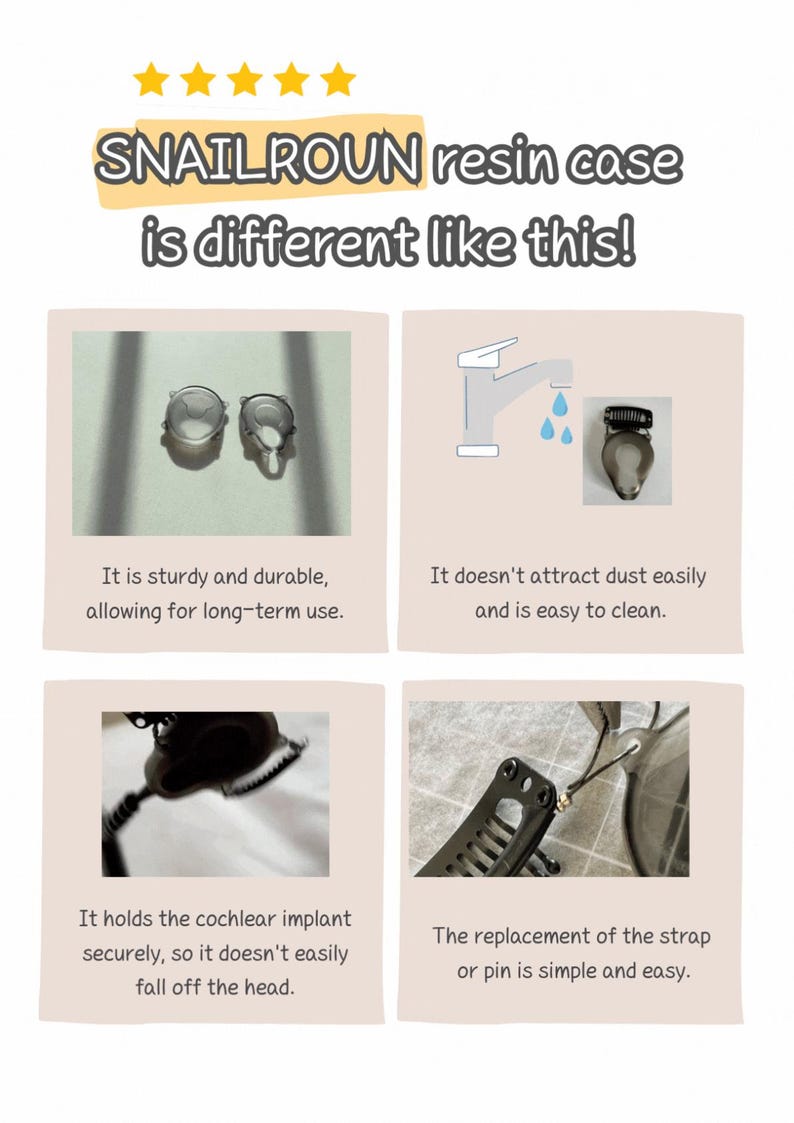 A Resin Case Pin for Securing a Cochlear Implant Compatible With Aqua ...