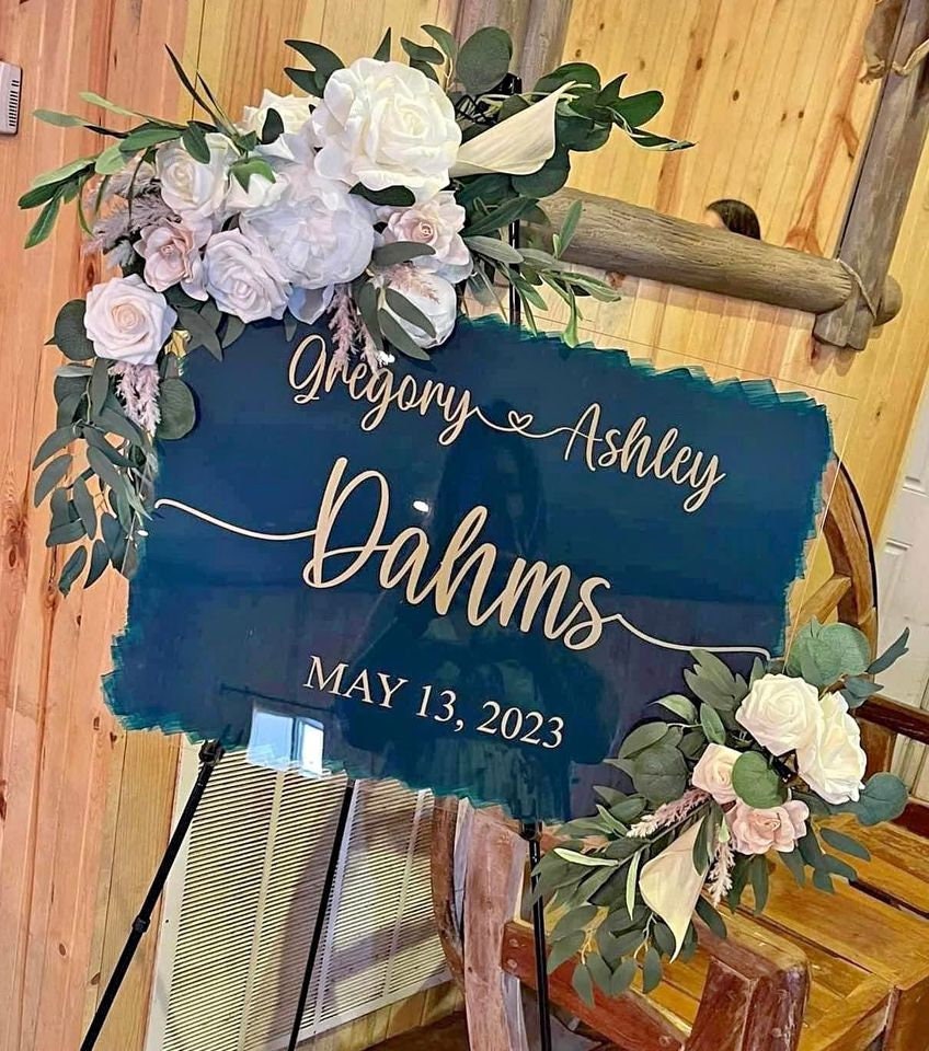 Personalized Acrylic Event/celebration Sign, Celebration of Life Event ...