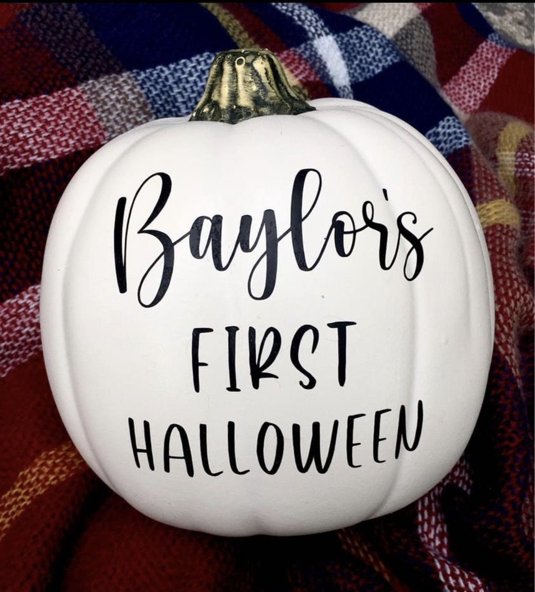 Baby's First Halloween, Baby's First Pumpkin, My First Halloween, Baby ...