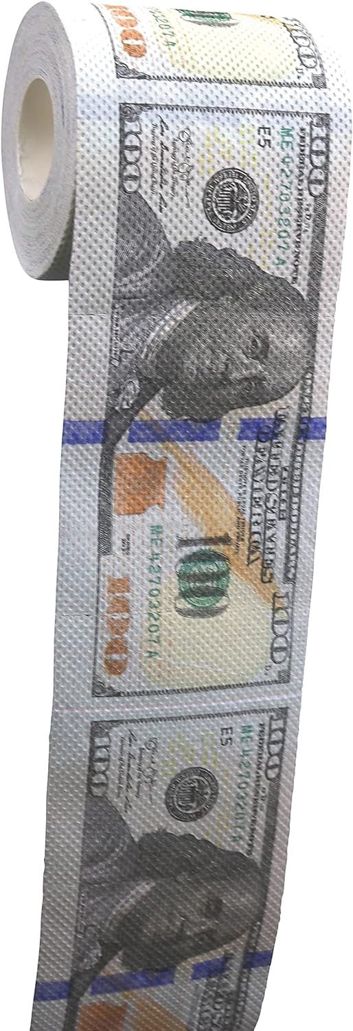 Money Toilet Paper Gag Gift (funny Toilet Paper - Funny Gift - Funny ...