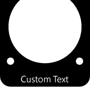 Custom Engraved Labels for Panel Connectors text Below Connectors - Etsy