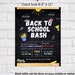 Back to School Bash Flyer | Editable Canva Template | School Event Post ...