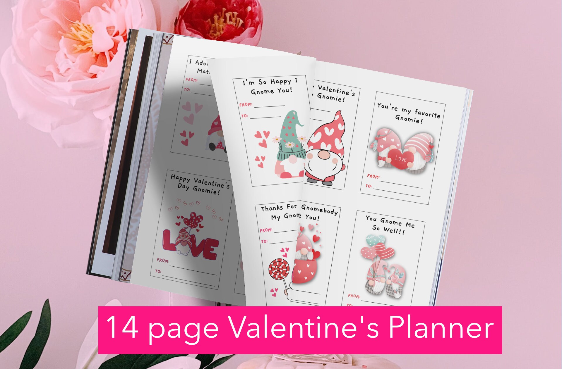 Valentine's Day Printable Planner - Party Planner, February Calendar ...