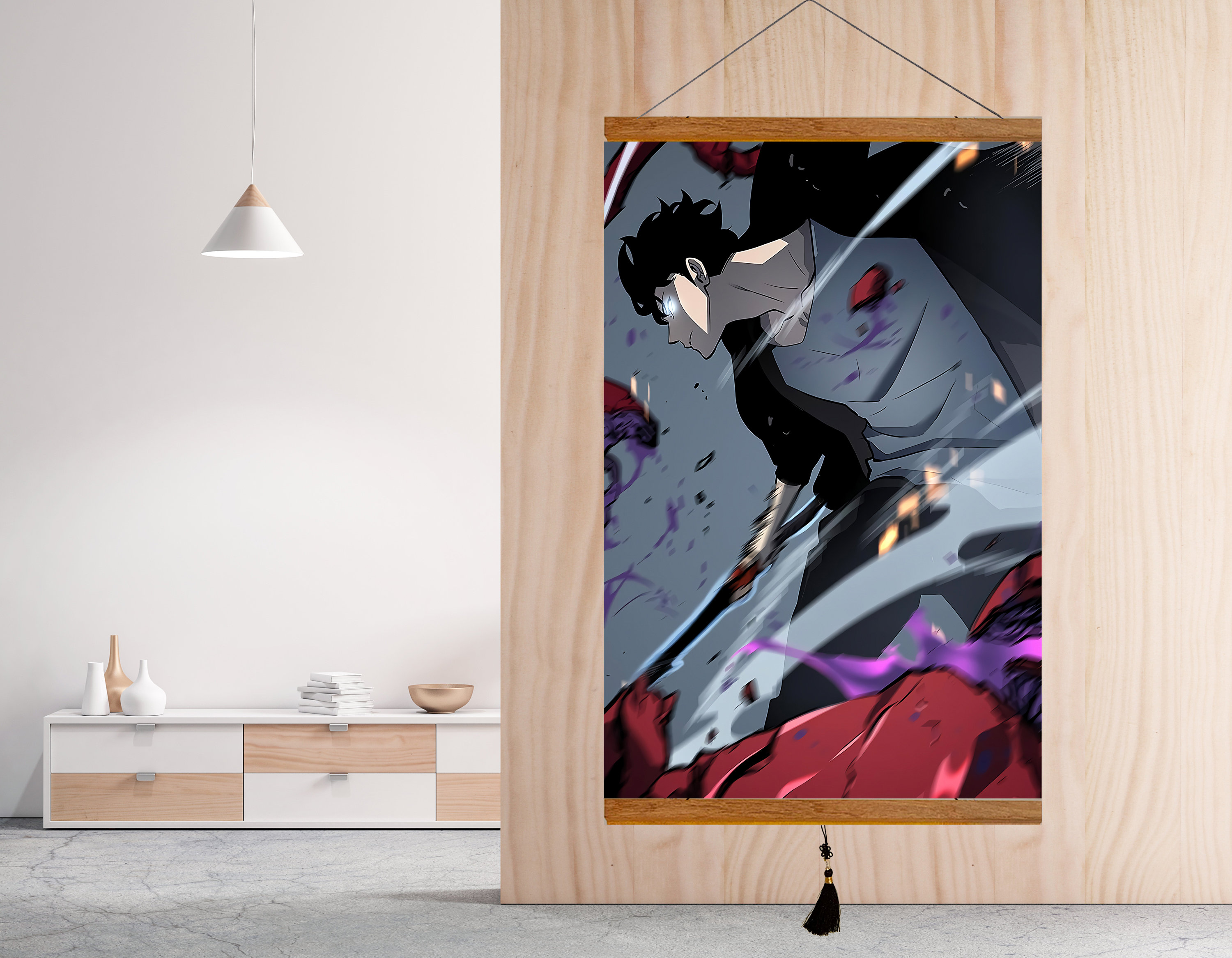 Solo Leveling Poster, Solo Leveling Korean Manhwa Anime, Sung Jin Woo ...