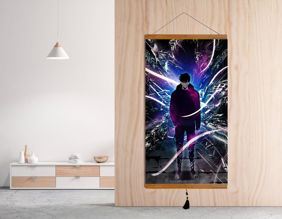 Solo Leveling Korean Anime Poster, Anime Fan Art Print, Gift for Anime ...