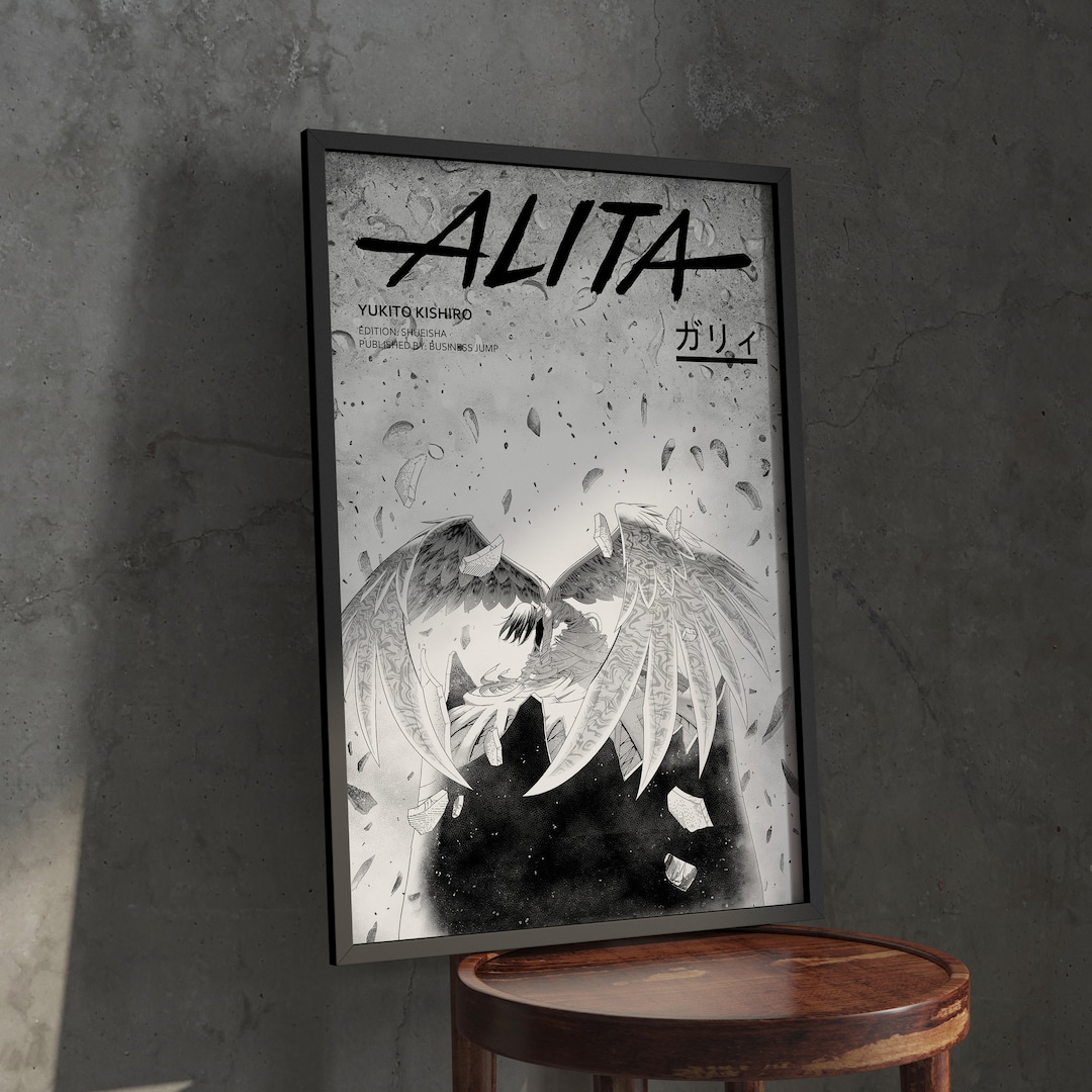 Battle Angel Alita Poster V2 Cyberpunk Anime Series Art Print Dystopian ...