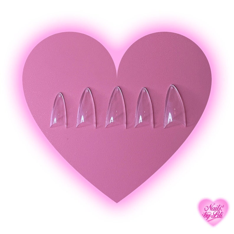 Almond Nail Tips | 500 Acrylic Nail Tips - Etsy