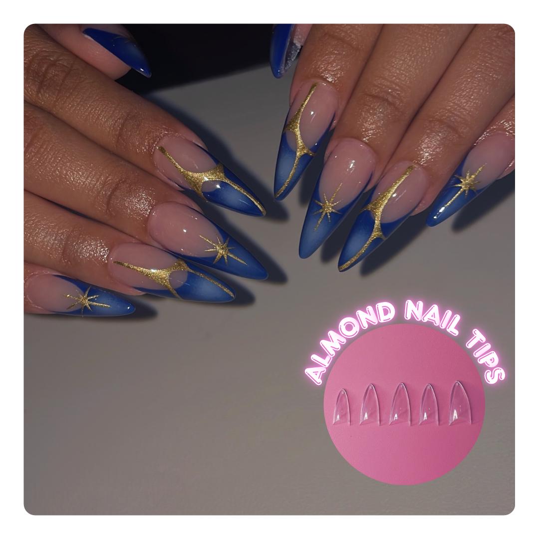 Almond Nail Tips | 500 Acrylic Nail Tips - Etsy