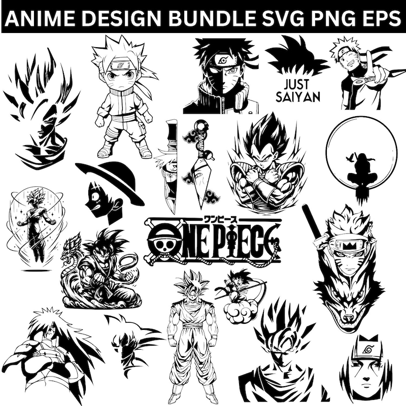 Anime Svg - Etsy