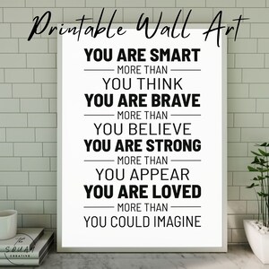 Printable Affirmation Poster - Motivational Poster, Perseverance Poster ...