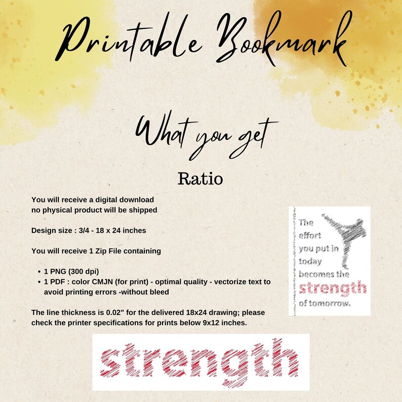 Printable Wire Strength Poster - Motivational Poster, Perseverance ...