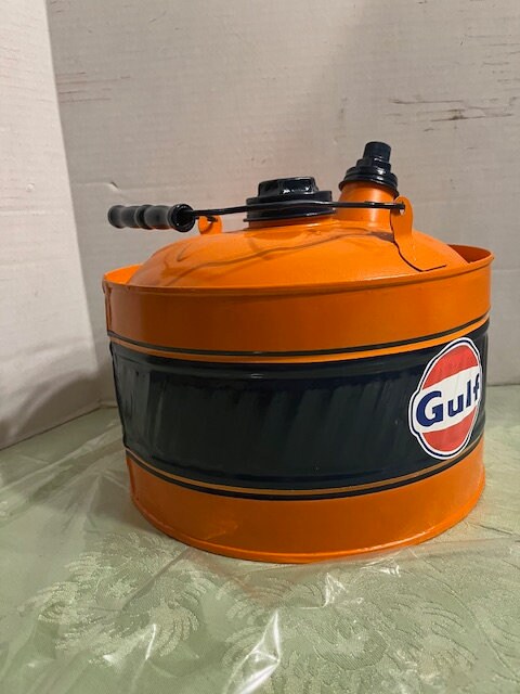 GULF Vintage GAS Kerosene CAN Station Coal Oil 2-3 Gallon Motor Decal 3 ...