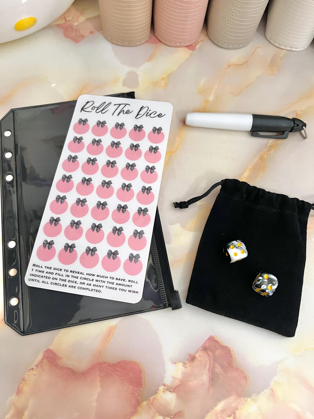 Roll the Dice Reusable Challenge Bundle - Etsy