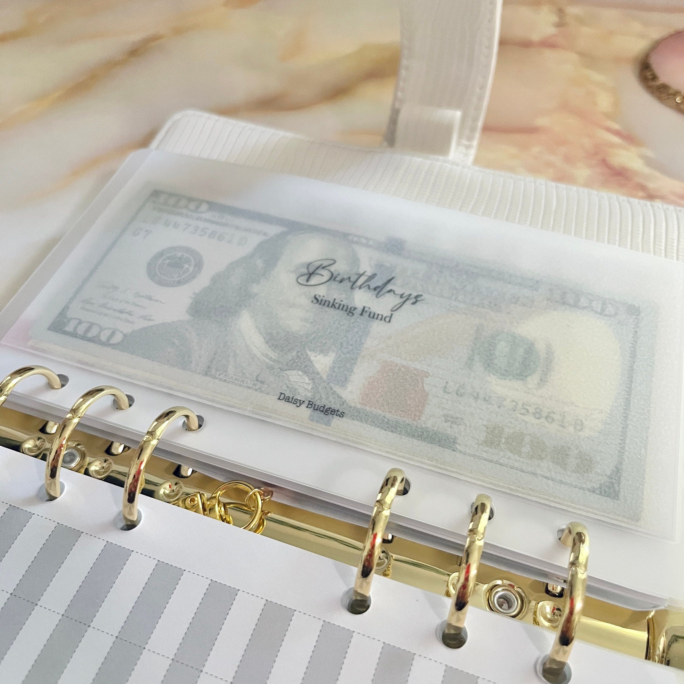 A6/A7 Matte Vellum Laminated Cash Envelopes cursive Font - Etsy