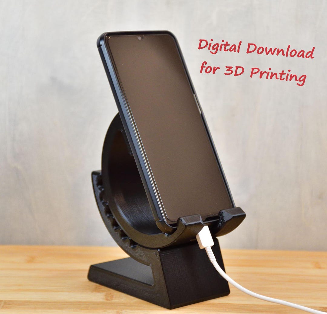 Adjustable Angle Phone Stand Support, STL File (digital Download) - Etsy