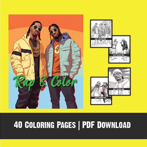 Black Musicians Coloring Pages - Etsy