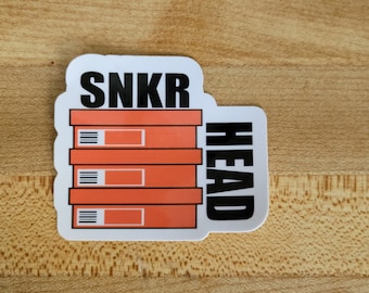 Sneakerhead Sticker BLUE Kiss-cut Stickers - Etsy