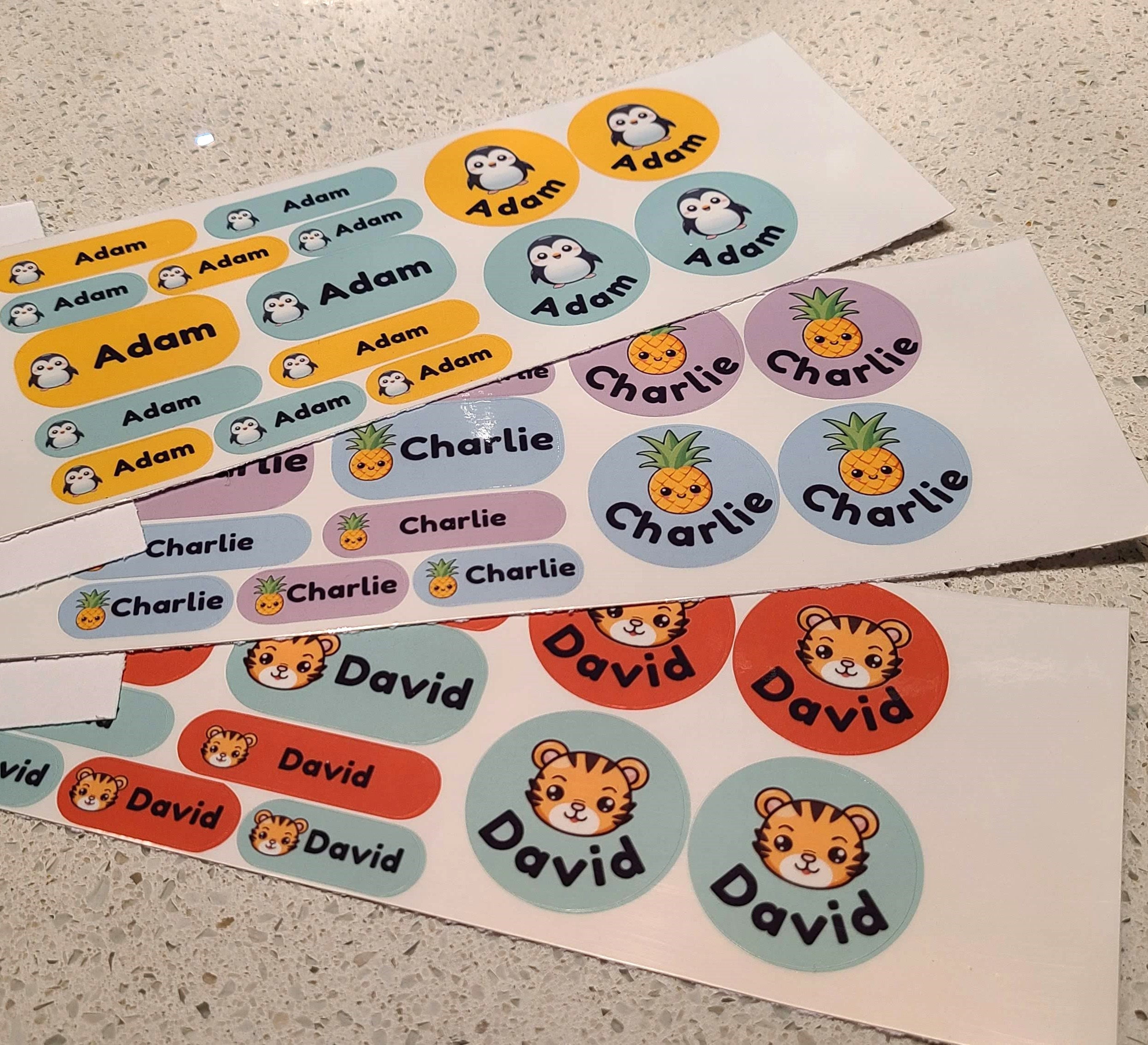 Kids Name Labels for Daycare Labels Dishwasher Safe Name Stickers for ...