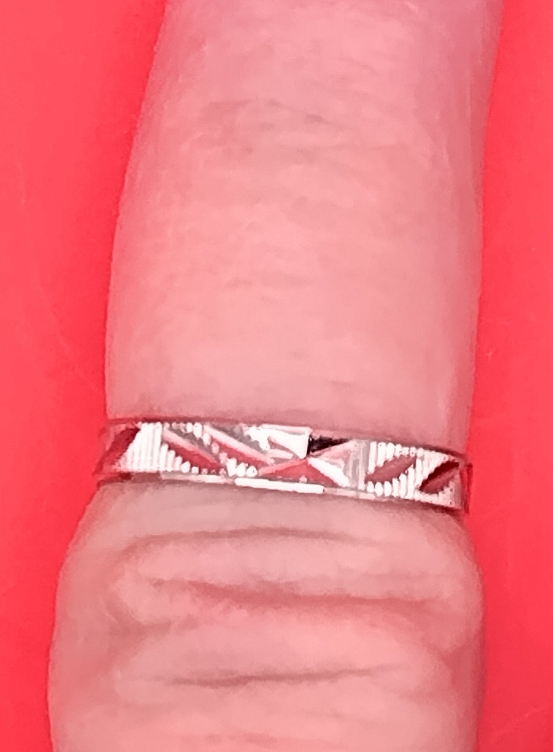 Classic Handmade Purity Band in Sterling Silver 925 Stamped Ring Size 6 ...