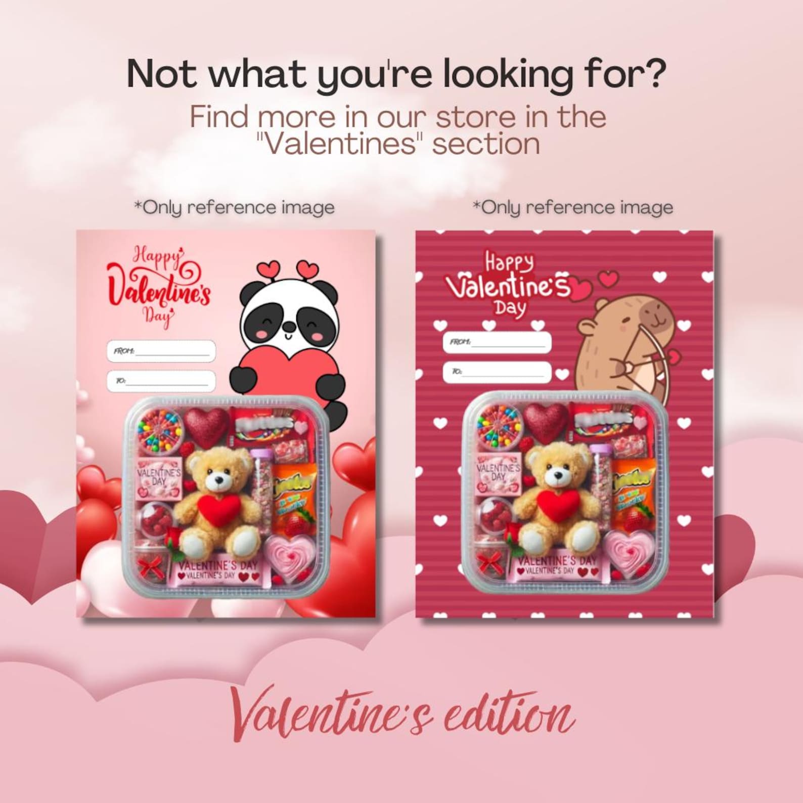 Editable Capybara Combo Valentines Blind Box Template, Envolve Themed ...