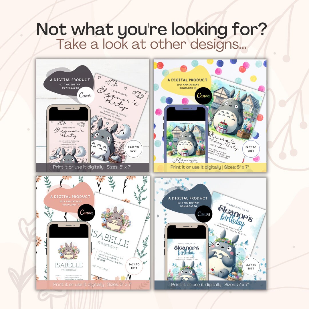 Editable, Daily Totoro Planner Template, Planner Template, Daily ...