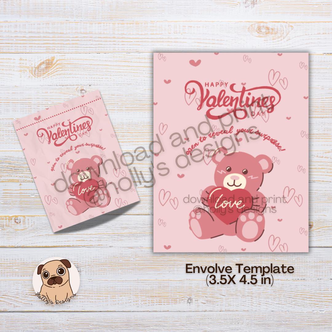 Editable Valentine Blind Box Template, Envolve Themed, Favor Gift Boxes, DIY With Photos Day ...