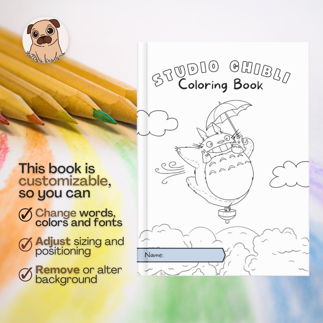 Editable, Coloring Pages Images for Kids, Coloring Book, Forest Spirit ...