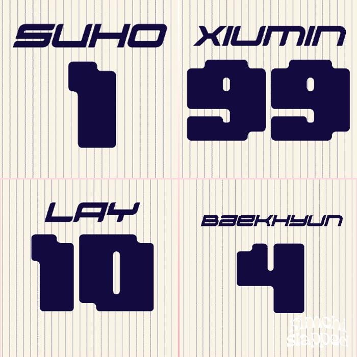 EXO Shirt, EXO Jersey, Kpop Shirt, Kpop Jersey, EXO Kpop Jersey, Exo ...
