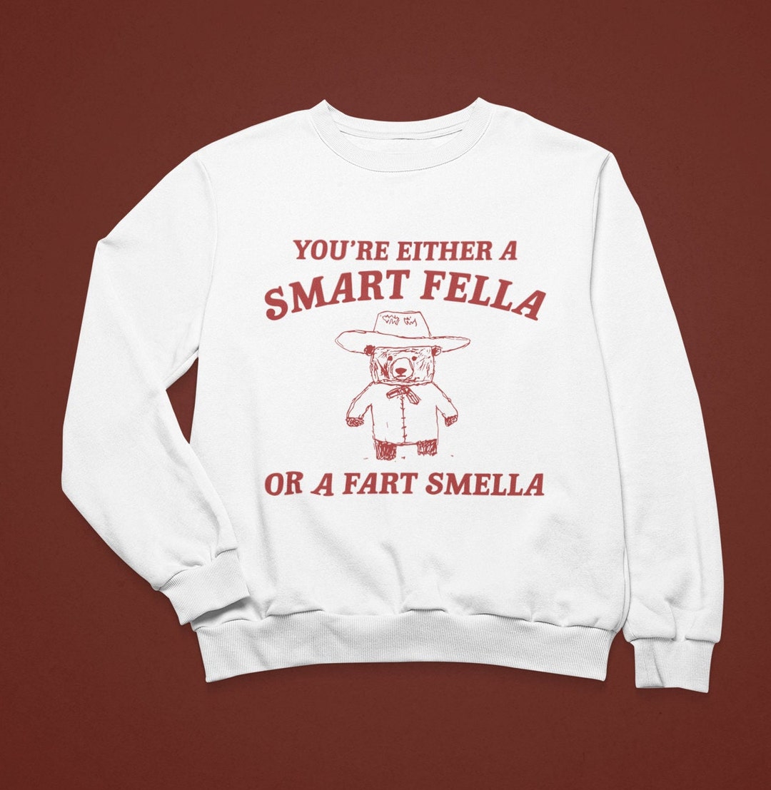 Are You A Smart Fella or Fart Smella Meme T Shirt, Trash Panda Shirt ...